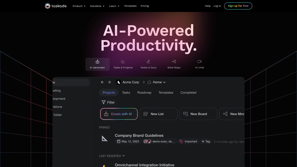 Taskade AI: Everything about this AI and its Alternatives - 2023 Taskade AI: Everything about this AI and its Alternatives - 2023